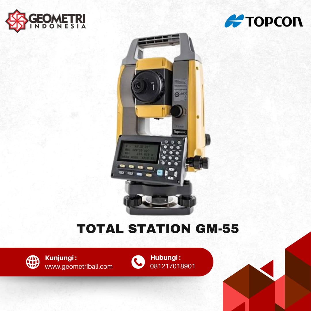 Jual total station Topcon GM55 Geometri Yogyakarta