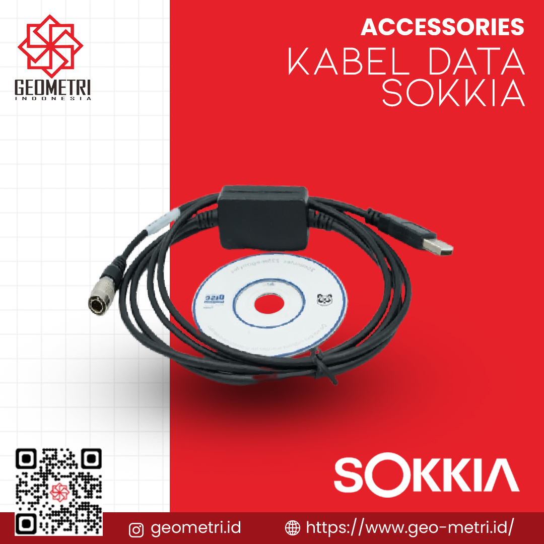 Kabel Data Sokkia - Alat Survey Bali Geometri Indonesia